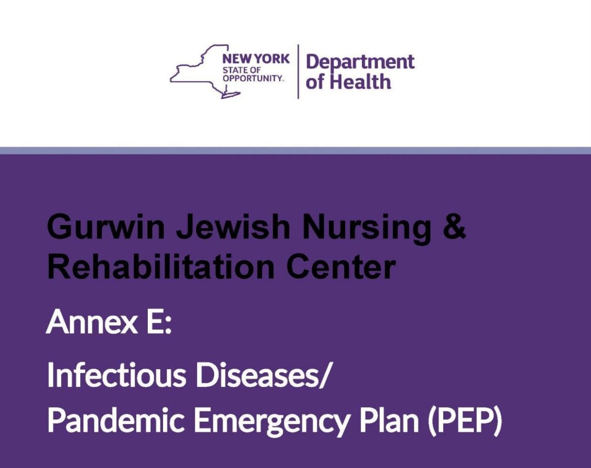 Gurwin Pandemic Emergency Plan | Gurwin Nursing Home
